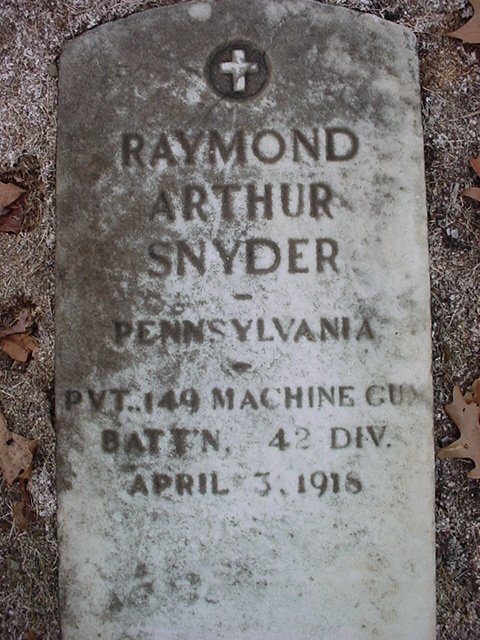 Snyder Raymond Arthur