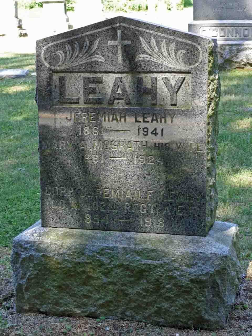 Leahy Jeremiah F.