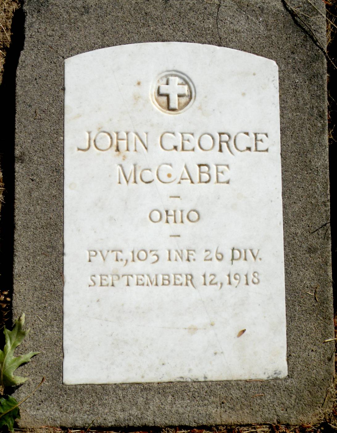 McCabe John George