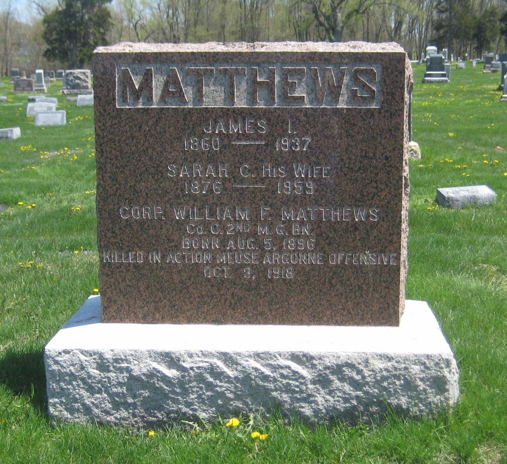 Matthews William Frederick