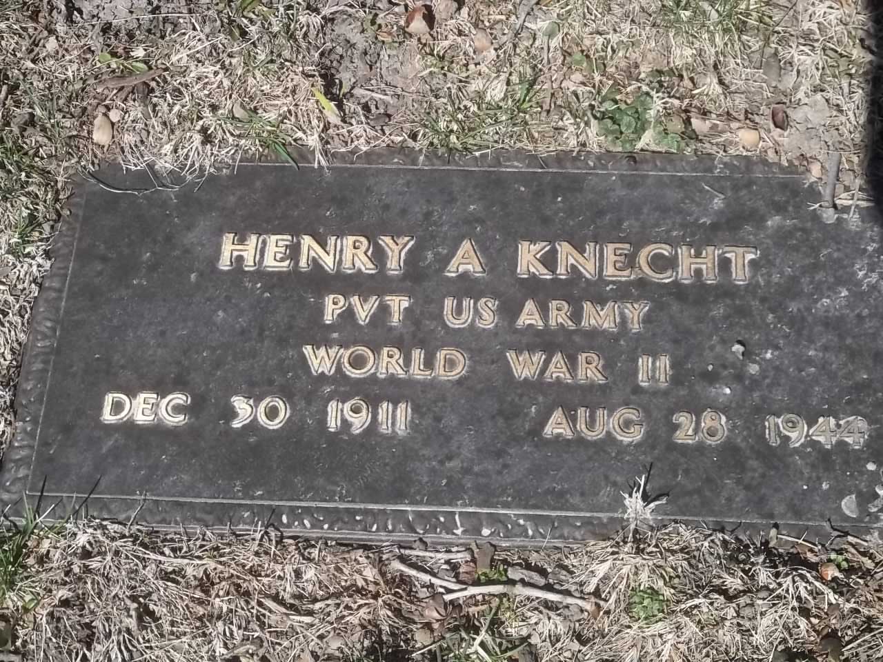 Knecht Henry A., Jr.