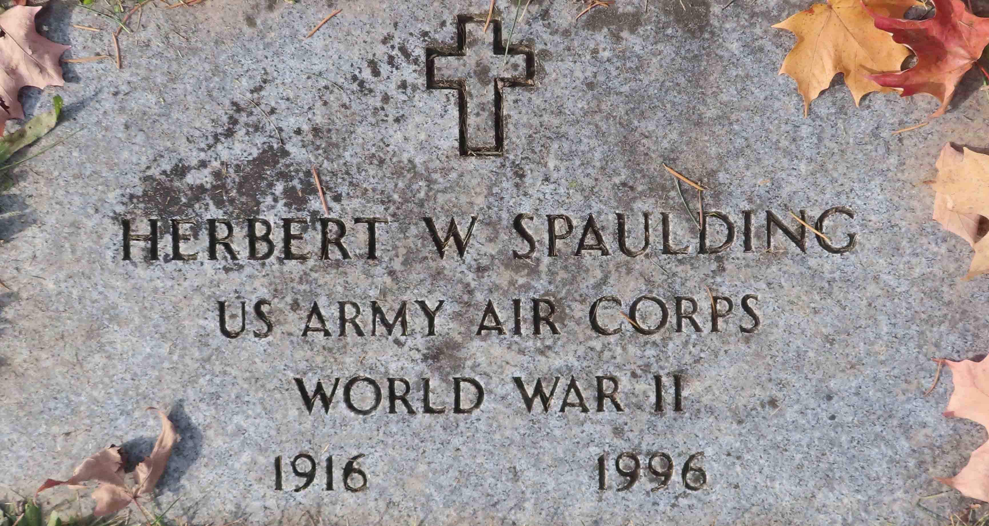 Spaulding Herbert William