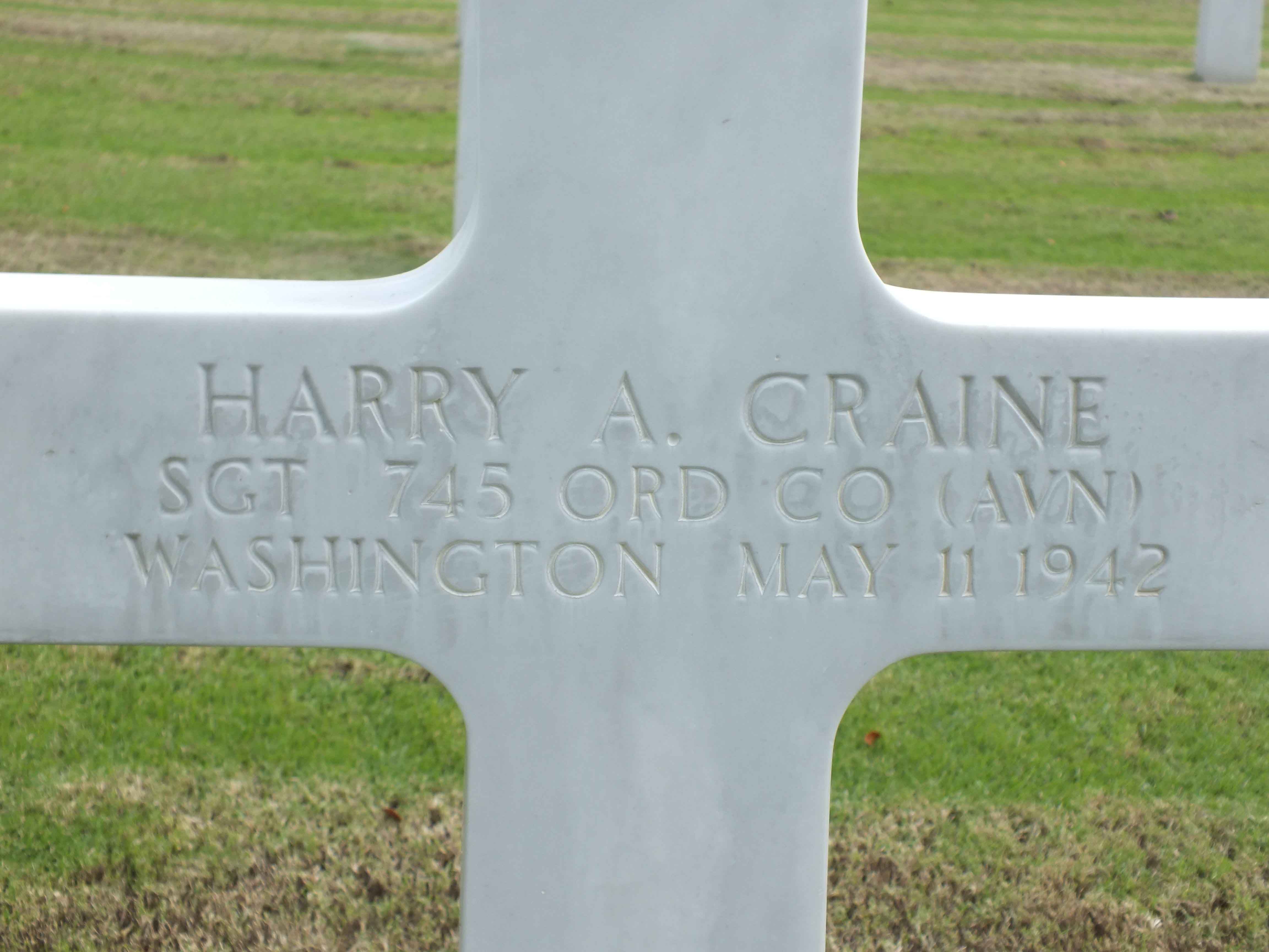 Craine Harry A.