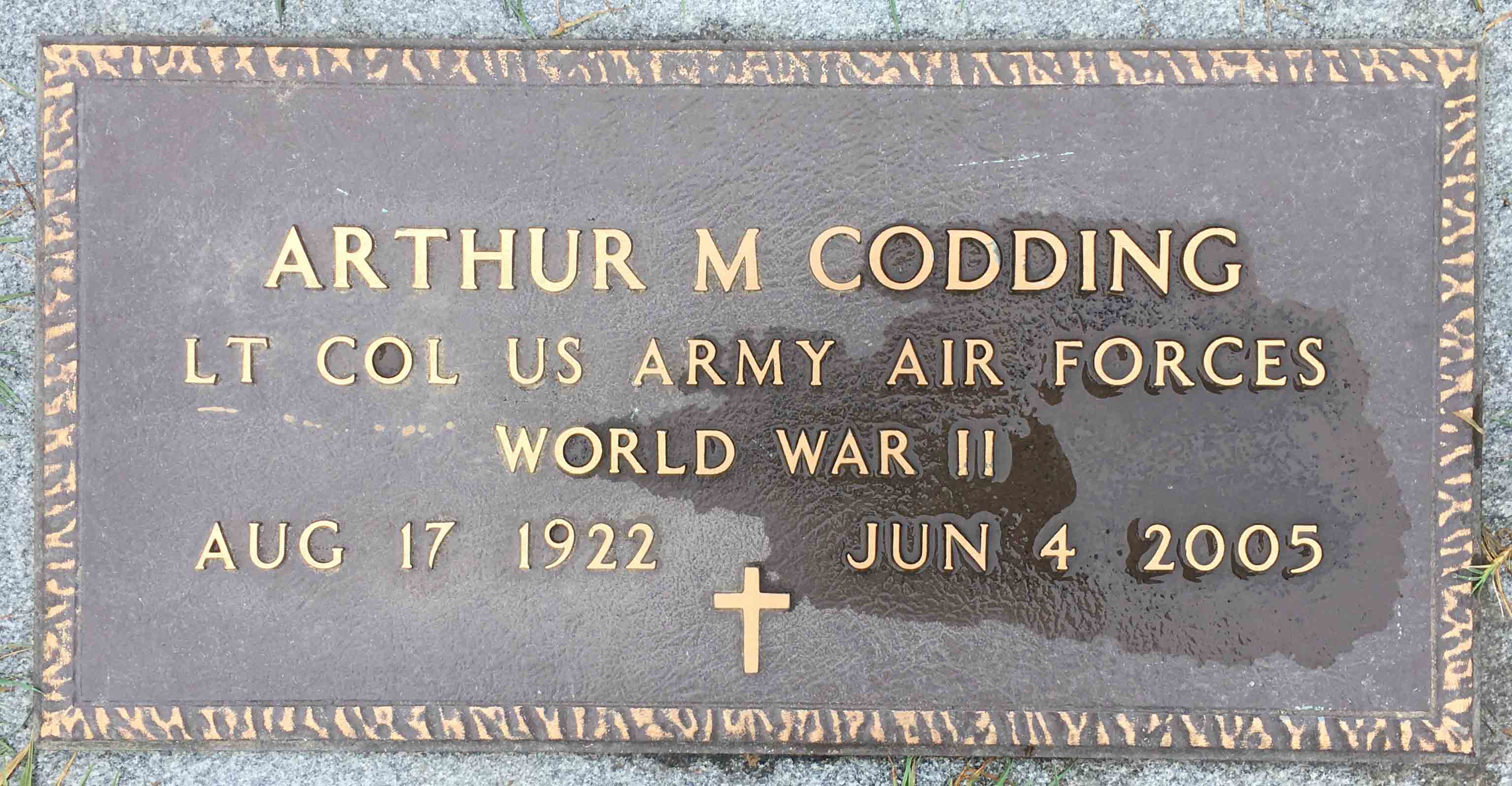 Codding Arthur Miles