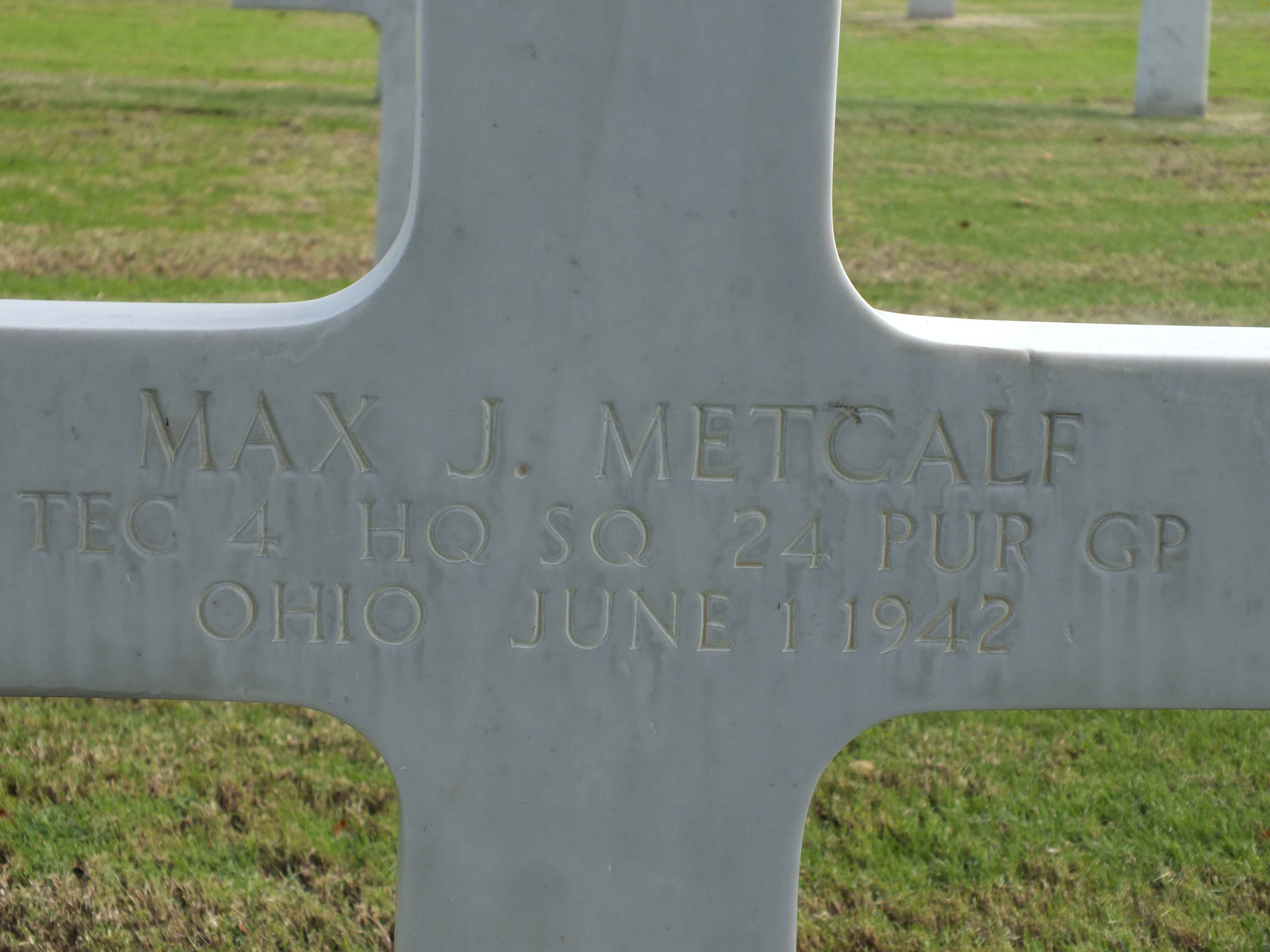 Metcalf Max J.