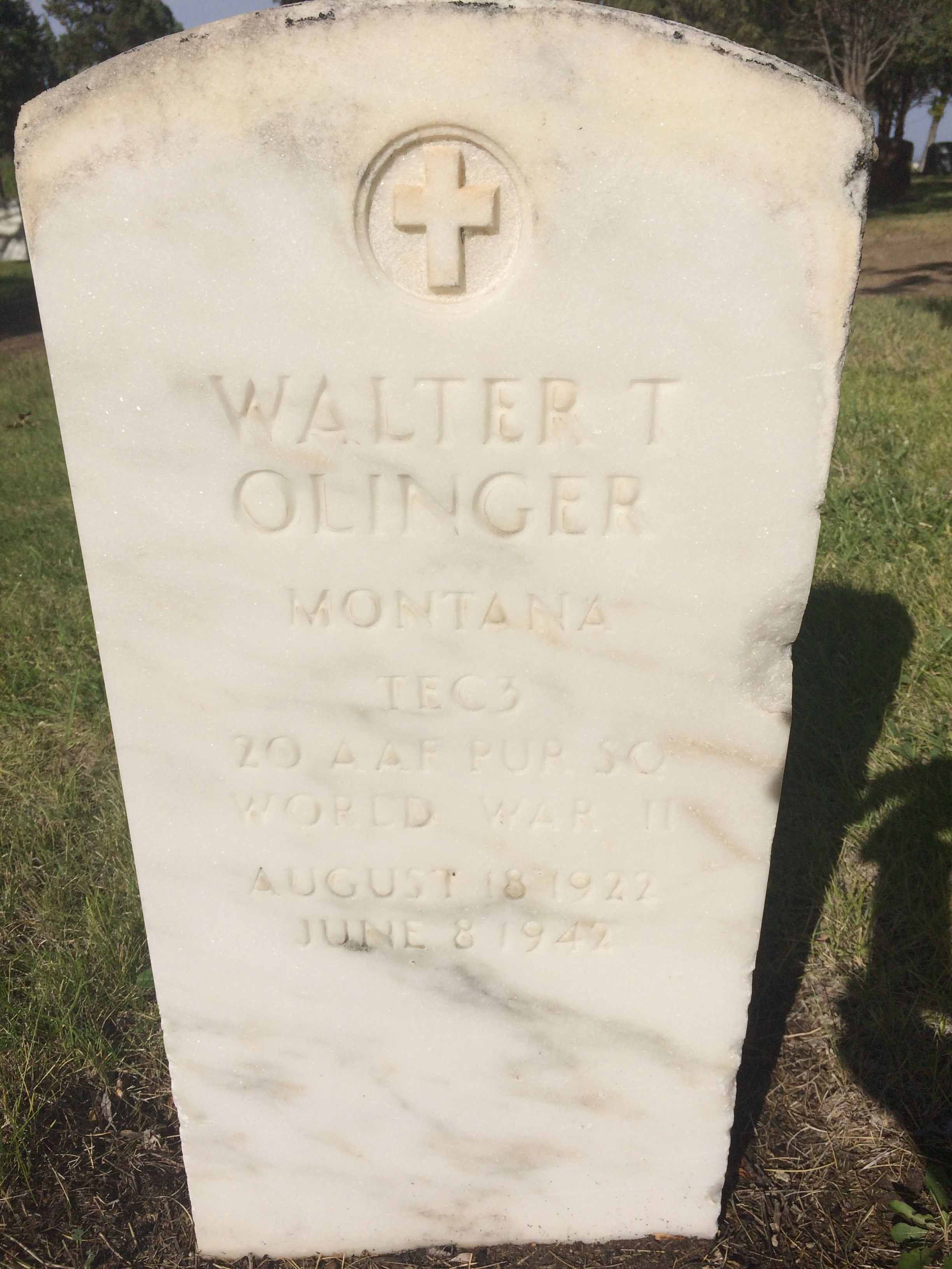 Olinger Walter Thomas