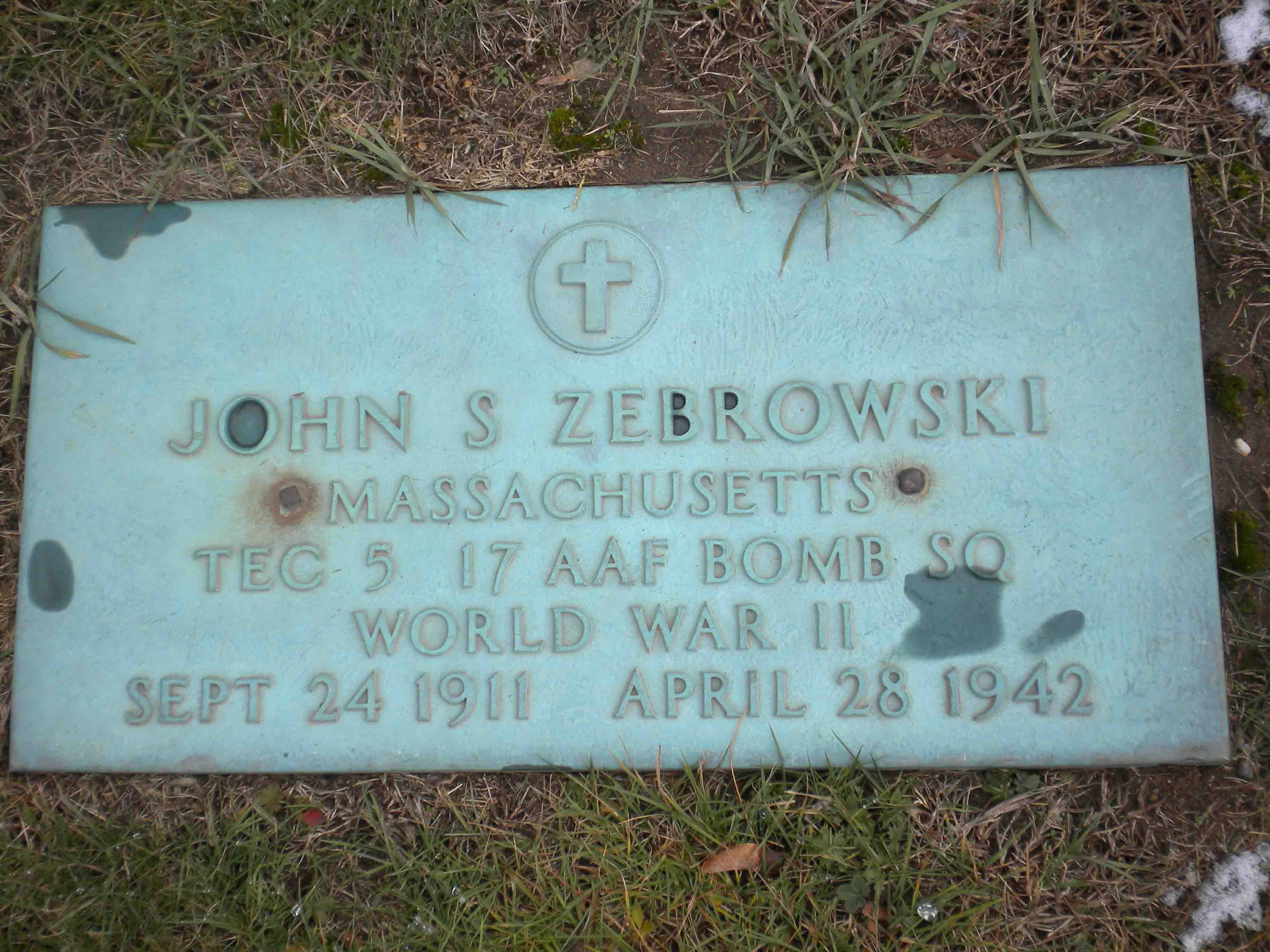 Zebrowski John Stephen